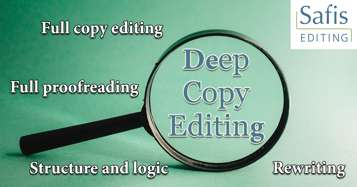 Deep Copy Editing - Safis Editing